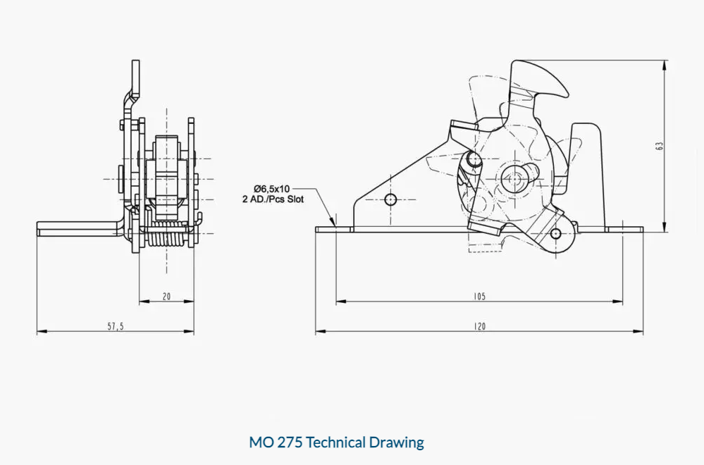 MO 275 Latch - MAKERSAN - Control Devices NZ