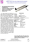 P117 Linear Position Sensor - Positek - Control Devices